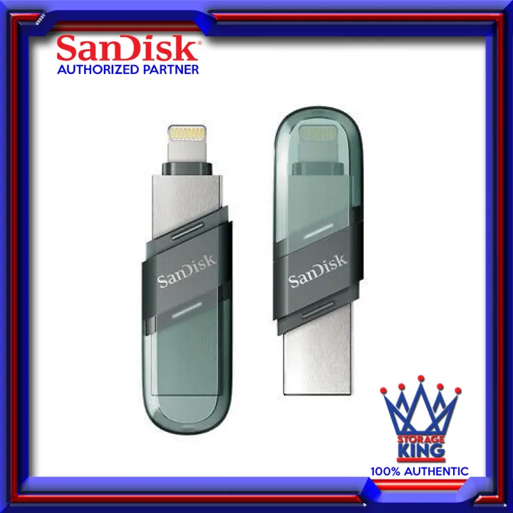SanDisk iXpand Flip 64GB 2-in-1 Flash Drive with Lightning and USB-A ...