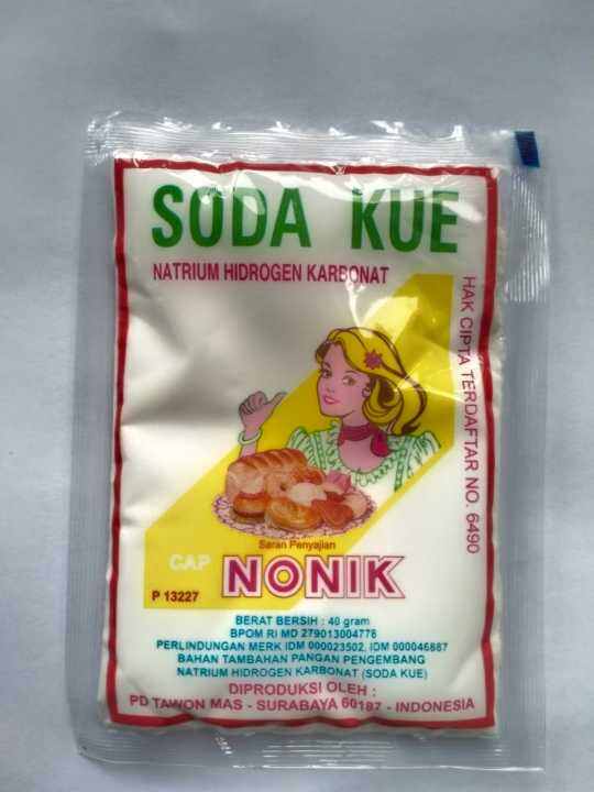 Soda Kue Nonik (Kemasan Kuning) Sachet 40gr | Lazada Indonesia