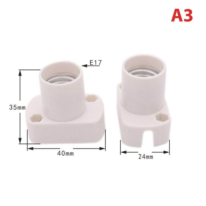 HONG Ready Stock Mini Screw Lamp Base E12 E14 E17 Lamp holder Light ...