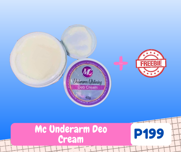 【With FREEBIES】 MC Essentials Deo Cream Underarm Whitening | Lazada PH