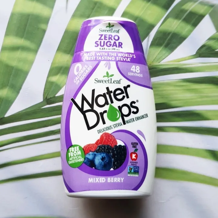 น้ำหยด SweetLeaf Water Drops Stevia Water 48ml (Wisdom Natural ...