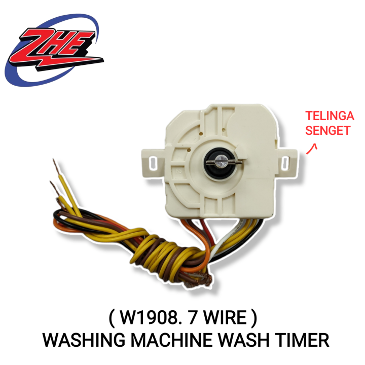 UNIVERSAL WASHING MACHINE WASH TIMER 7 WIRE TELINGA SENGET MESIN BASUH ...