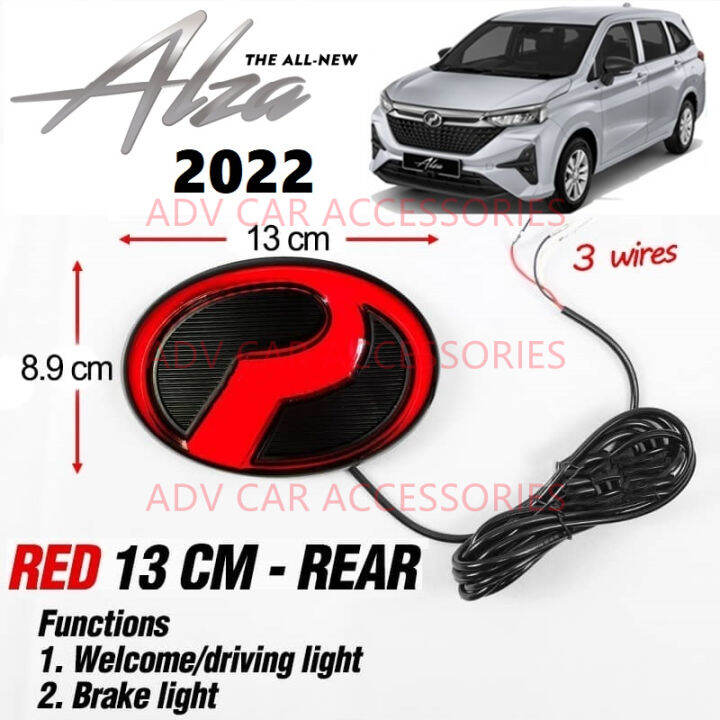 PERODUA LED LOGO FRONT REAR ATIVA ALZA ARUZ AXIA BEZZA MYVI | Lazada