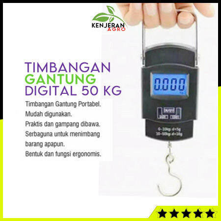 Timbangan Gantung Digital 50Kg Portable Scale | Lazada Indonesia