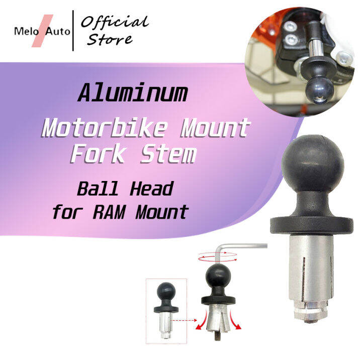 Universal Aluminum Mount Fork Stem Base with 25.4mm Ball Head ...