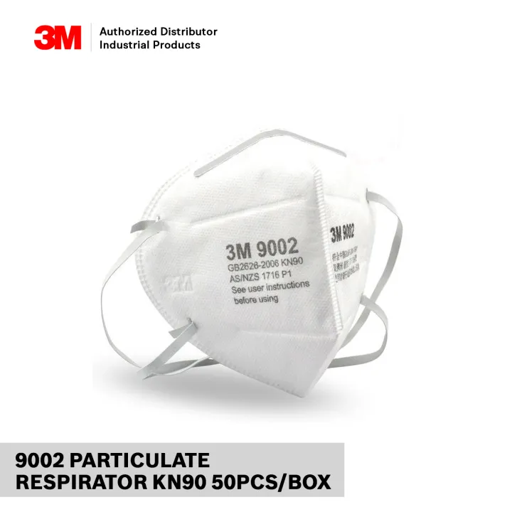 3M 9002 PARTICULATE RESPIRATOR KN90 1PC | Lazada PH