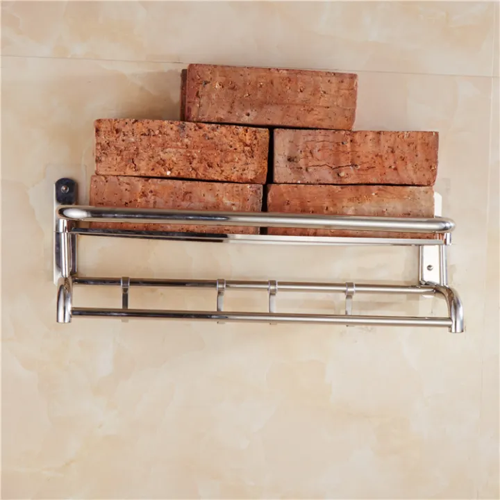 Sticking strong nail-free mounting bolt towel rack without punching and ...