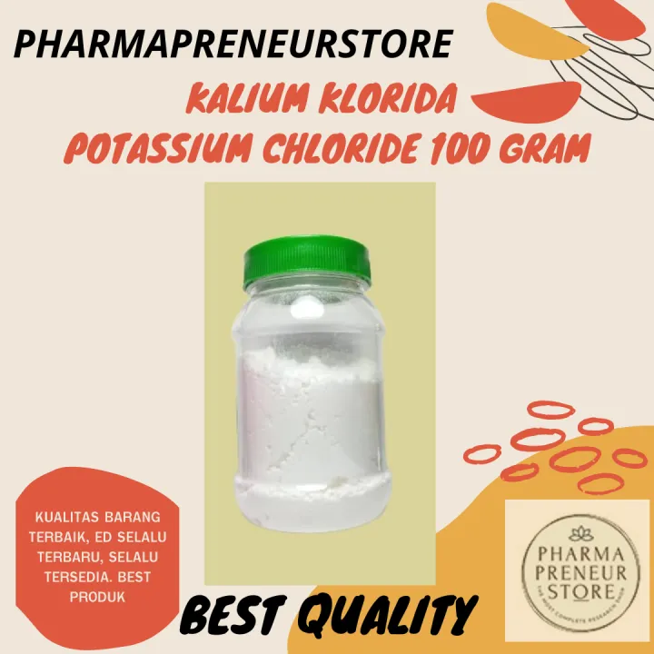 KALIUM KLORIDA / POTASSIUM CHLORIDE ( KCL ) BEST QUALITY 100 GRAM ...