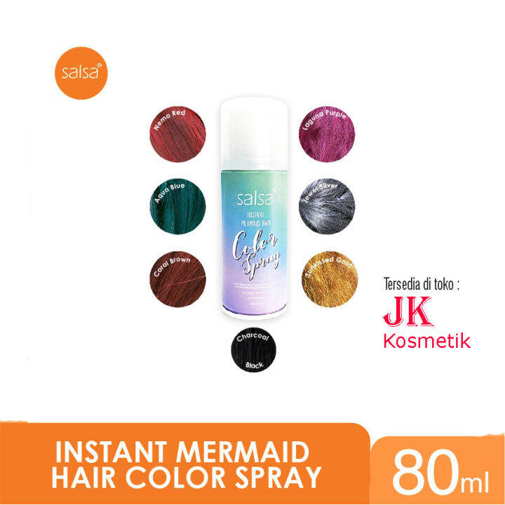 SALSA Instant Mermaid Hair Color Spray - Pewarna Cat Rambut Temporary ...