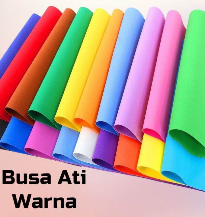 Spons Eva Busa Ati Warna Kerajinan Tebal 2mm / Eva spon | Eva foam ...