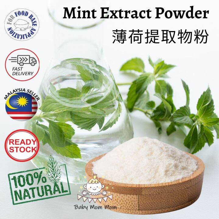 Mint Powder Extract / Serbuk Pudina - 冰凉 薄荷粉 Cooling Menthol Mint ...