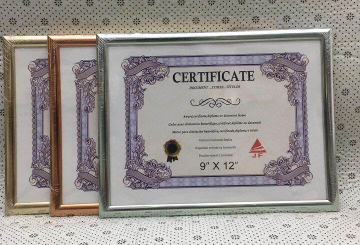 PVC Certificate Frame, Photo Frame Holder Wall Frame | Lazada PH