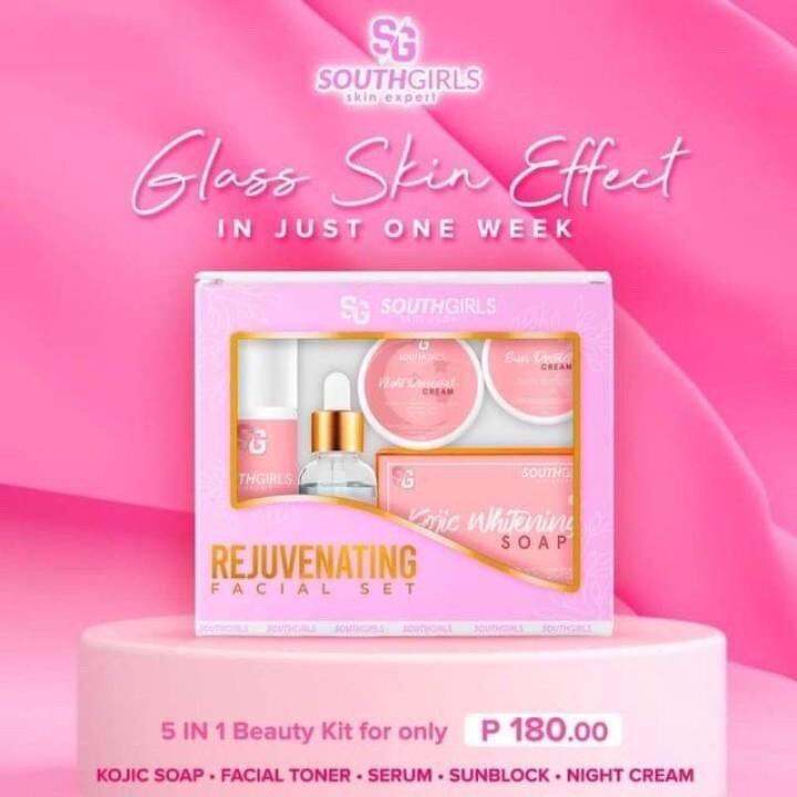 SouthGirls Skin Expert 5 in 1 Rejuvenating Facial Set | Lazada PH