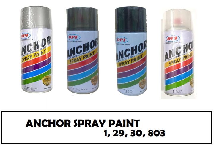 ANCHOR SPRAY PAINT 400ML WOOD AND STEEL PAINT HAND SPRAY | Lazada