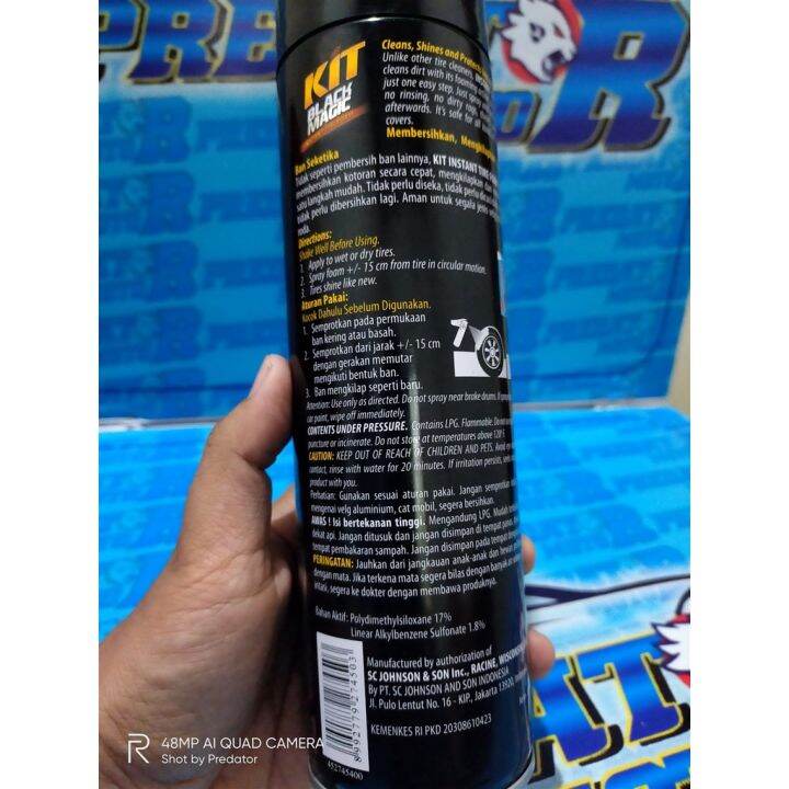 DI PAKAI SHOWROOM KIT BLACK MAGIC SEMIR BAN SEMPROT LANGSUNG BERSIH ...