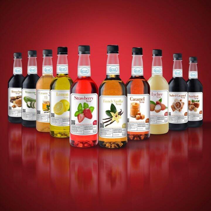 Top Creamery Fruity Syrup 750mL( Wintermelon, Banana, Peach, Blueberry ...