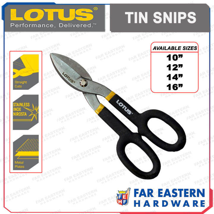 LOTUS Tin Snips 10" 12" 14" 16" LTHT | Lazada PH