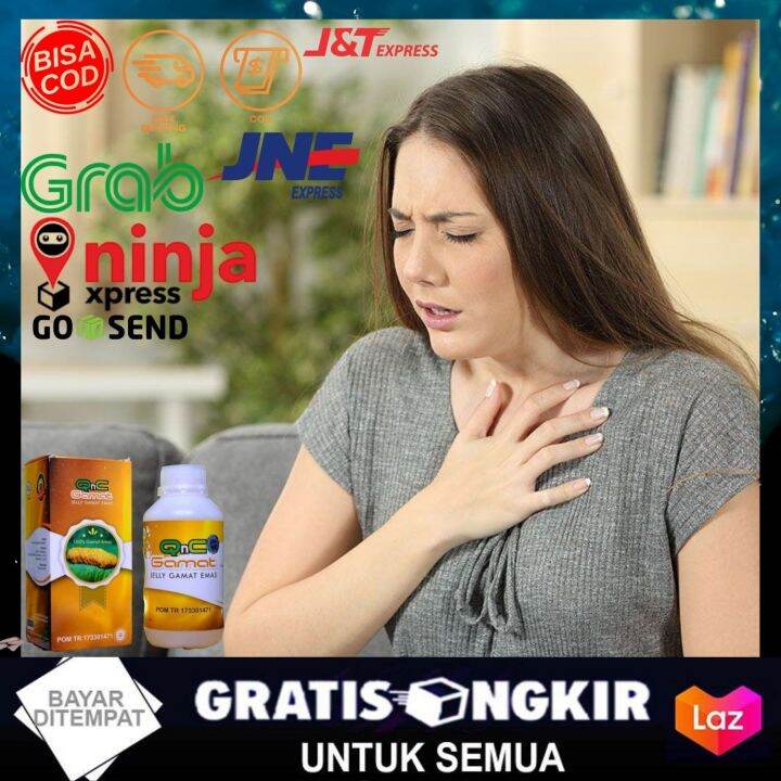 QnC Jelly Gamat 100% Original Obat Asma, Sesak Nafas, Bronkitis ...