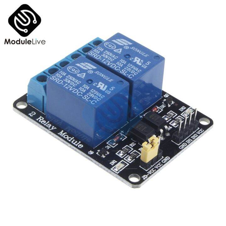 12v 2ch 2 Channel Relay Module Shiled Relay Expansion Board Low Level ...