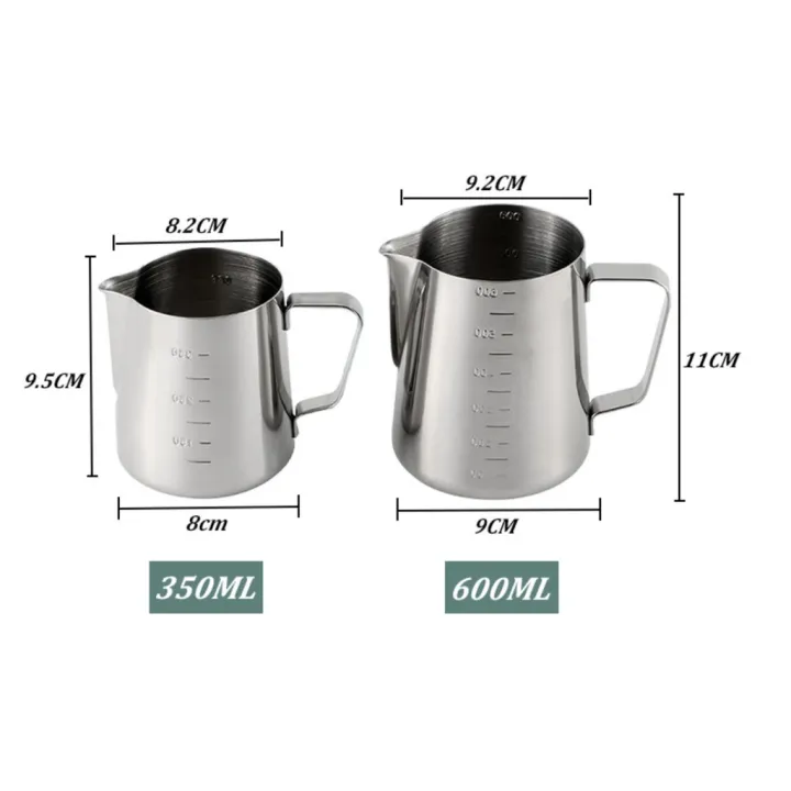 【new】 wallpaper☞♛STEAMER JUG, MILK FROTHING JUG 350ML, 600ML ...