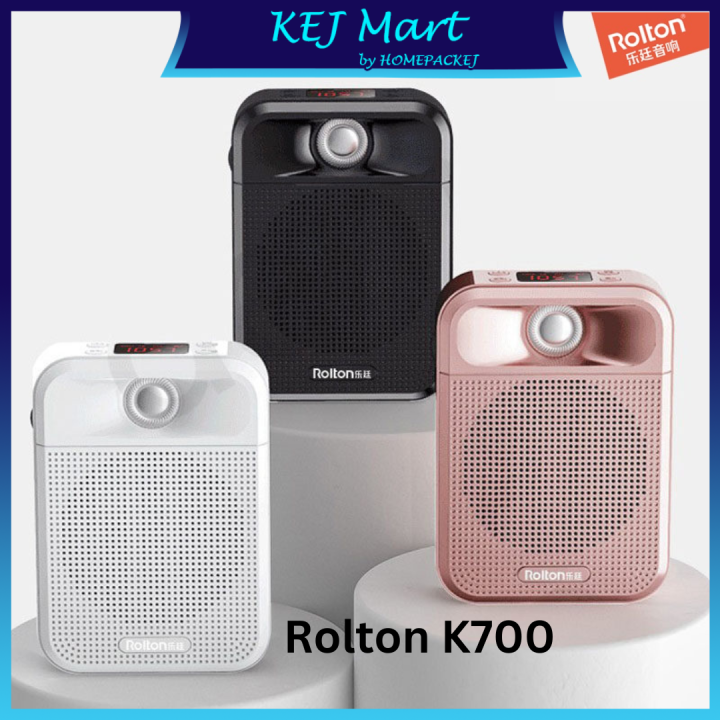 Rolton K700 Speaker Microphone Wireless Voice Amplifier Speaker ...