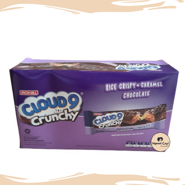 Cloud 9 Crunchy Chocolate Bar isi 24pcs | Lazada Indonesia