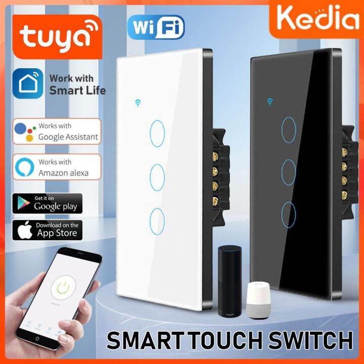 [Kedia] WiFi Switch Smart Light Switch,NO Neutral Wire Needed Tuya APP ...
