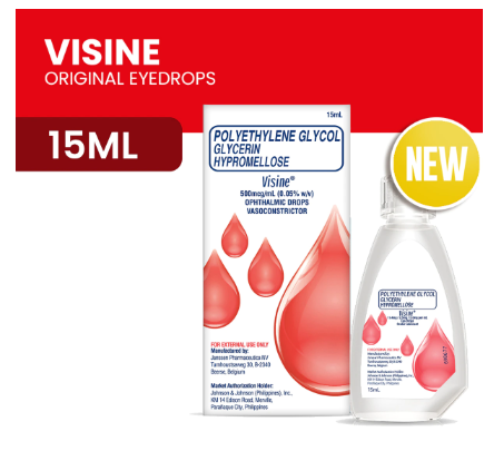 Visine 500 mcg / ml 15 ml Opthalmic Drops | Lazada PH