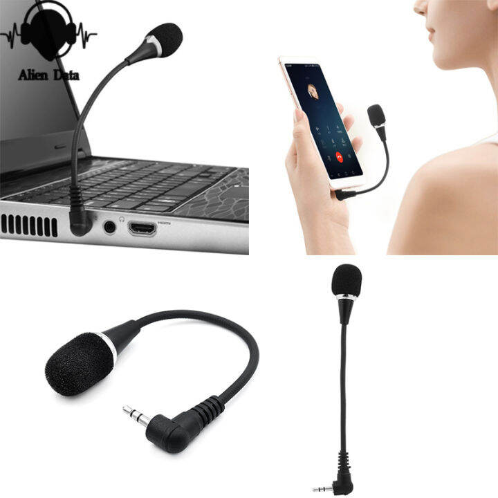 【Alien Data】3.5mm Jack Mini Microphone Wireless Microphone For PC ...