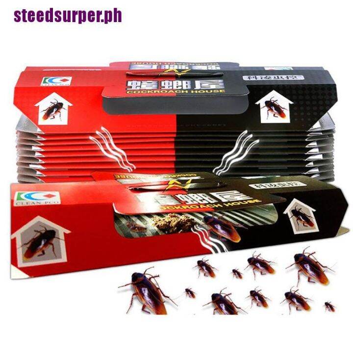 [COD]5/10Pcs Set Roach Killer Cockroach Pitfall House Small Bugs Traps ...