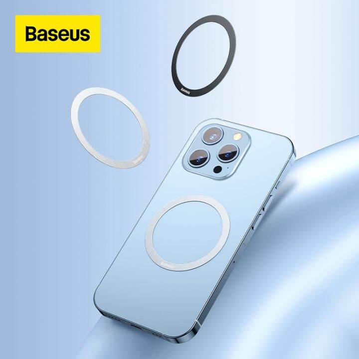 Baseus 2pcs Magnetic Sticker For Wireless Charger Metal Plate Ring For ...