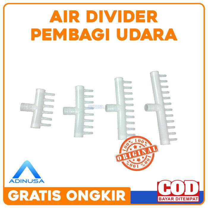 AIR FLOW DIVIDER 6 8 10 12 WAY PEMBAGI UDARA CABANG AERATOR AQUARIUM ...