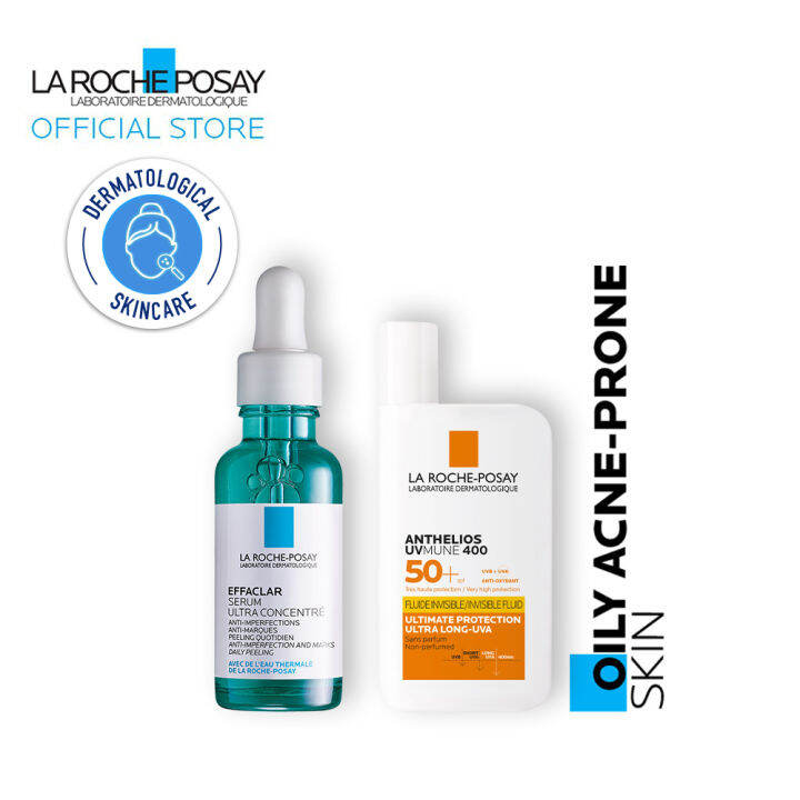 La Roche Posay Treat & Protect Set - Anti-acne/jerawat | Lazada