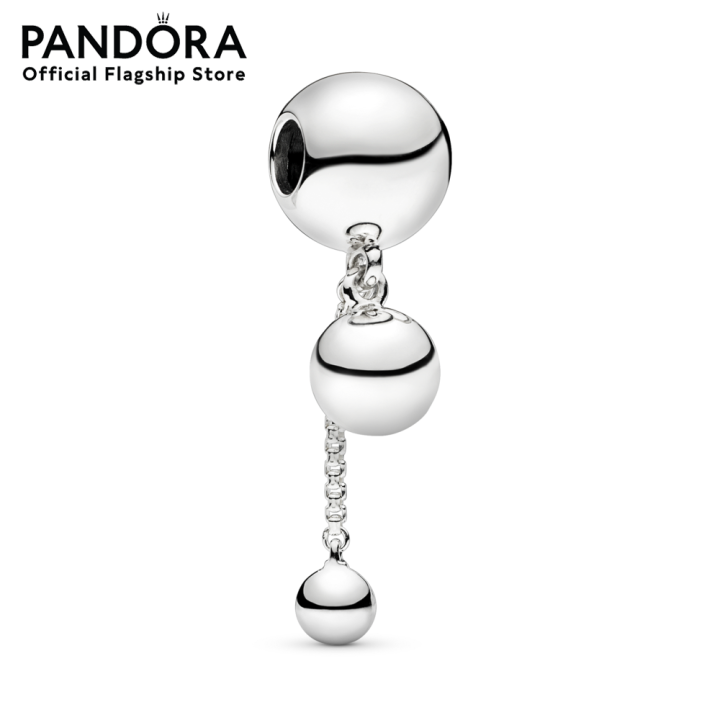 Pandora String of Beads Dangle Charm เครื่องประดับ จี้ชาร์ม ชาร์มสีเงิน ...