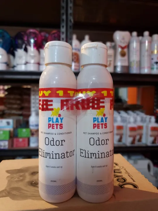 PLAY PETS Pet Shampoo & Condition ODOR ELIMINATOR 250mL | Lazada PH