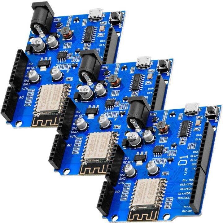 3 X D1 Board NodeMCU ESP8266MOD-12F WiFi WiFi Module Compatible with ... 3 X D1 Board NodeMCU ESP8266MOD-12F WiFi WiFi Module Compatible with ...
