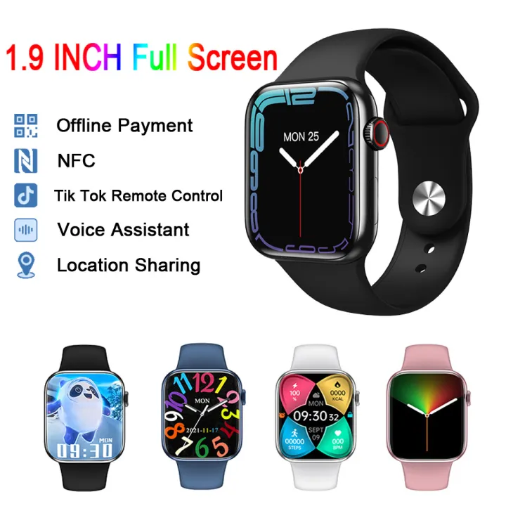 Original HW67 Pro max Smart Watch Men 1.9" NFC Voice Assistant Payment ...