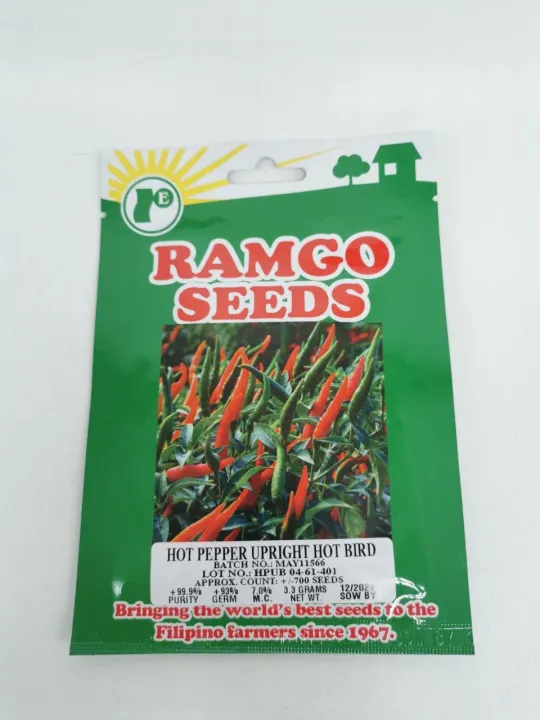 RAMGO RED PEPPER UPRIGHT HOT BIRD SEEDS ( ORIGINAL GARDEN PACK ...