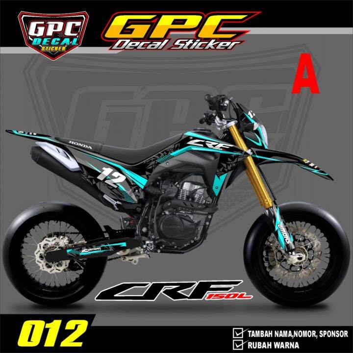 Decal Sticker CRF 150 L- Fullbody-Dekal stiker CRF 150 L minimalis GPC-012 | Lazada Indonesia