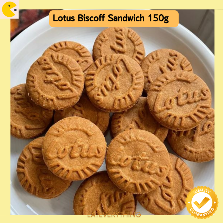 Lotus Biscoff Sandwich 150 g LOTUS BISCOFF โลตัส บิสคอฟ cookie ขนมlotus ...