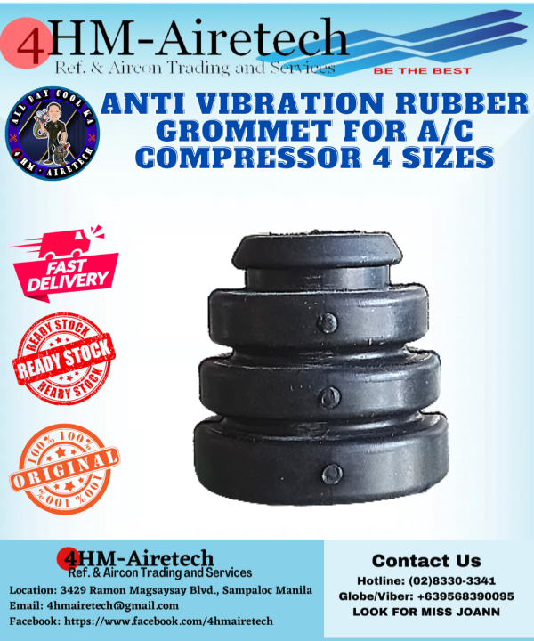 FOURHM Grommet for Aircon Anti Vibration Rubber Compressor 4 sizes ...