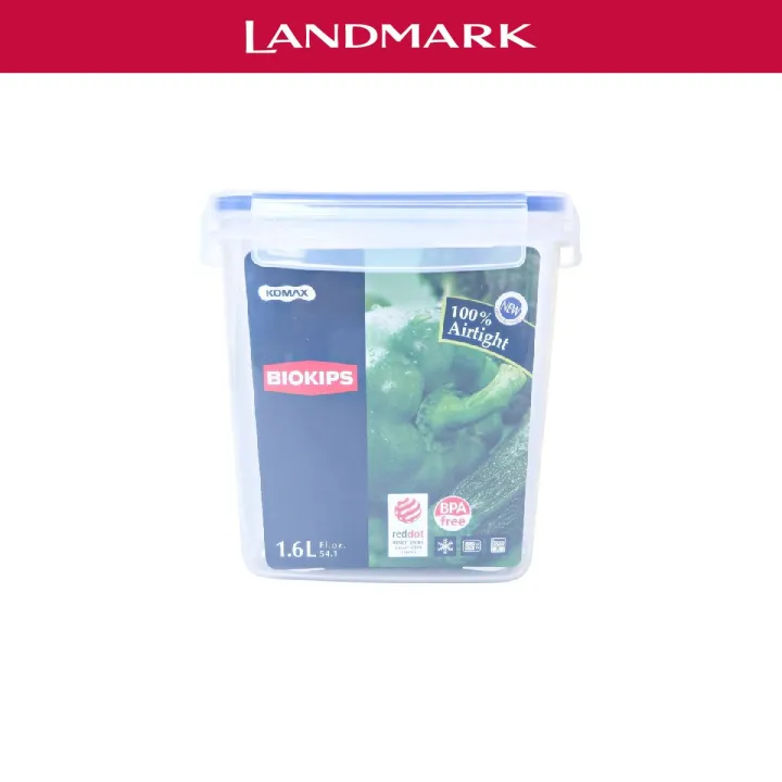 Komax Biokips Rectangular Food Keeper -1.6L | Lazada PH