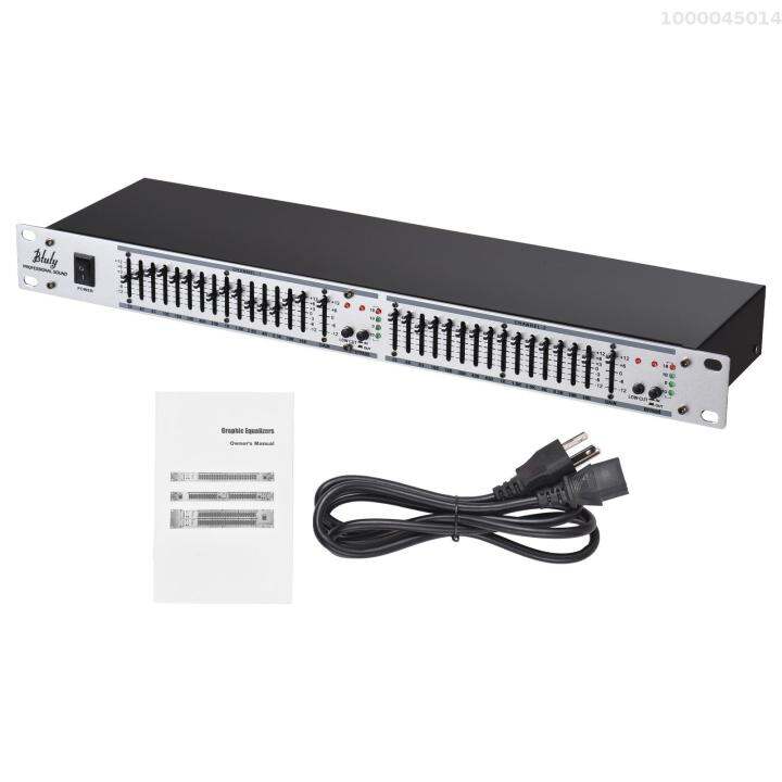 Btuty EQ-215 Dual Channel 15-Band Equalizer 1U Rack Mount 2-channel ...