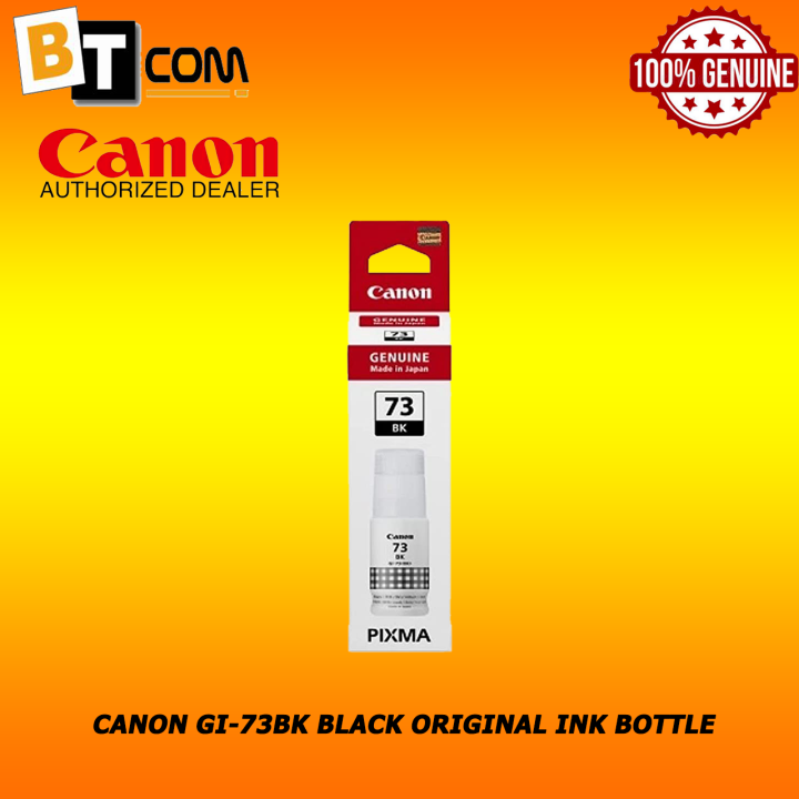 Canon GI-73 Original Ink Bottle GI-73BK, GI-73C, GI-73M, GI-73Y, GI-73R, GI-73GY | Lazada