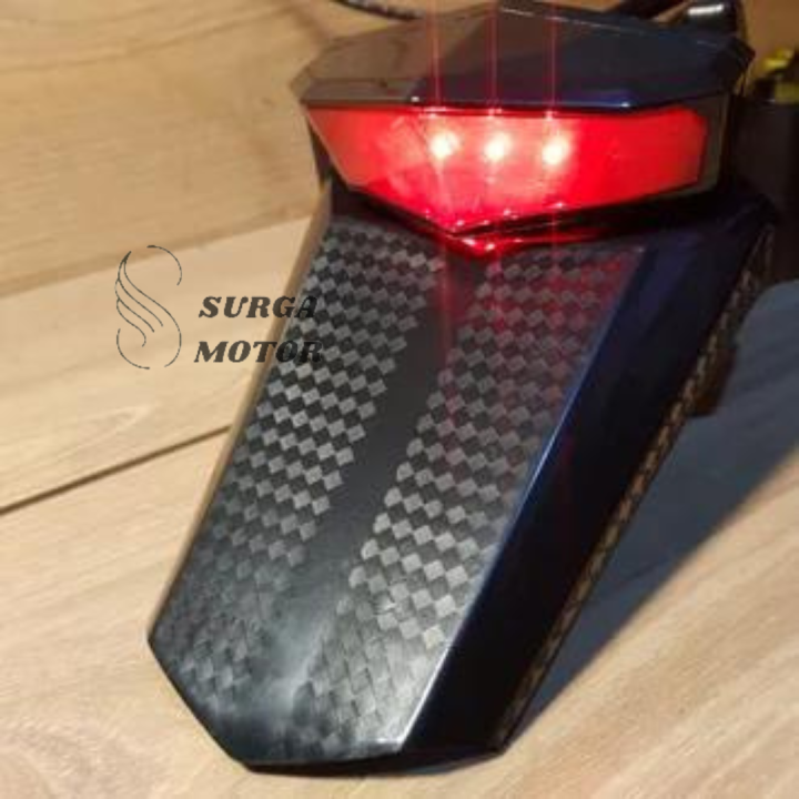Sambungan Spakbor slebor belakang stoplamp 3in1 Honda trail CRF 150 stop lamp CRF150 model KLX ...