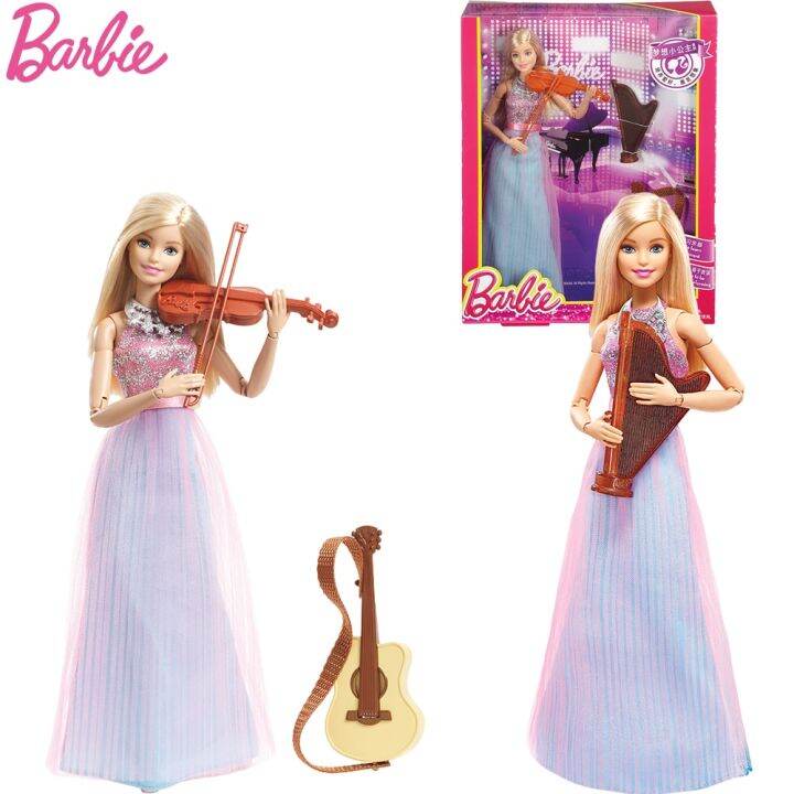 【Authentic Authorization】Original Barbie Violinist Doll Playset with ...