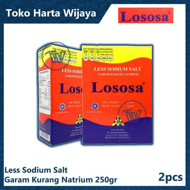 Garam Lososa Rendah Natrium Penurun Darah Tinggi / Hipertensi - 250gr 2 ...