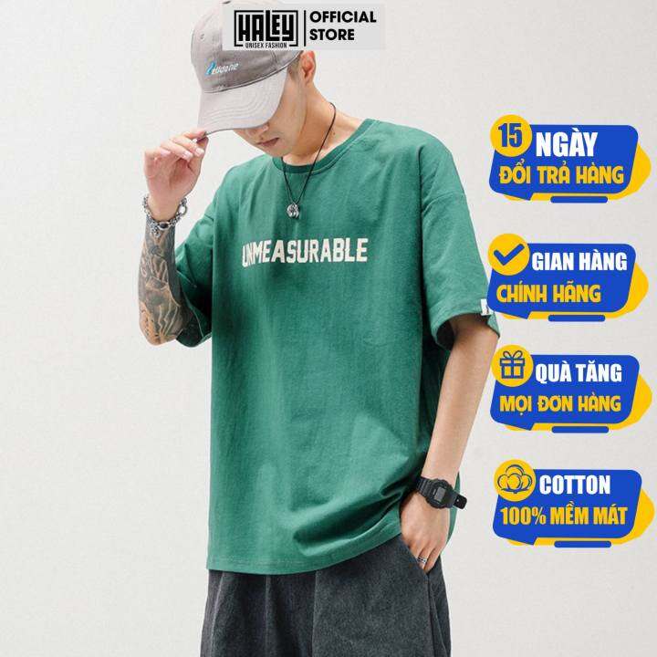 Áo thun Nam Nữ Unisex TN103 Phông Form rộng HALEY tay lỡ UNMEASURABLE street wear Basic cao cấp ...