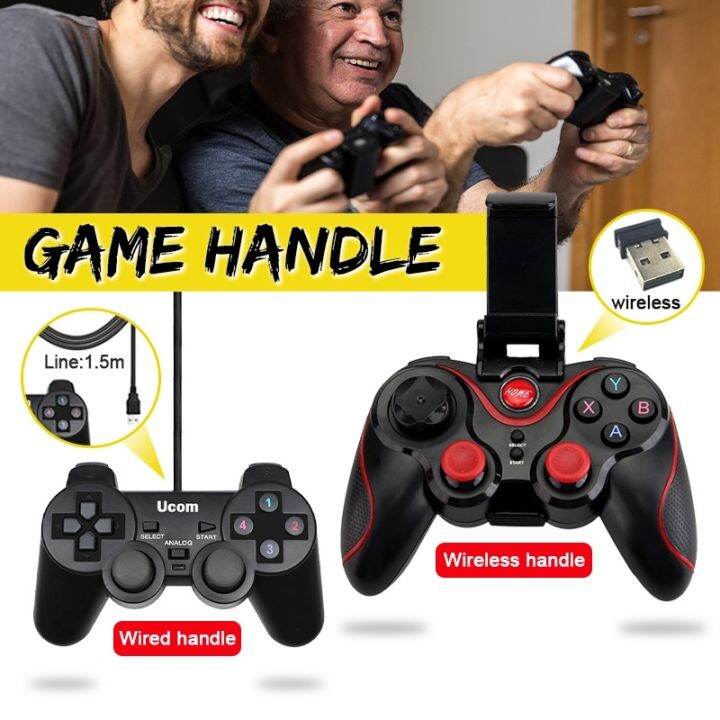 [buy One Take One]gamepad Terios T7 X7 Bluetooth Game Controller Joystick With Free Wired