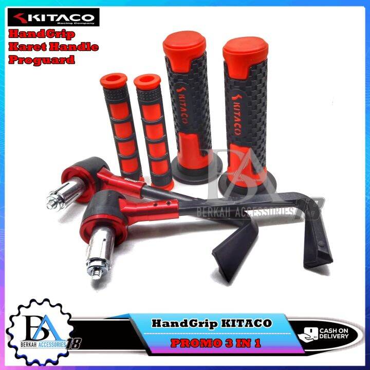 [PAKET VARIAN 3 IN 1] Handgrip new Kitaco Domino Proguard hand guard ...